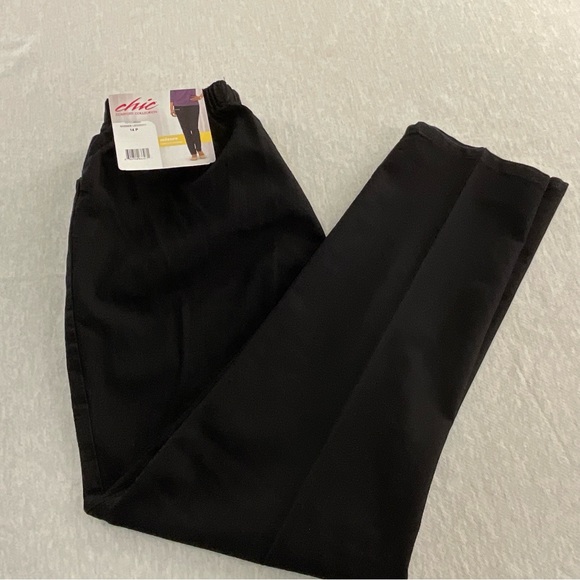 chic | Jeans | Chic Classic Collection Womens Stretch Elastic Waist ...